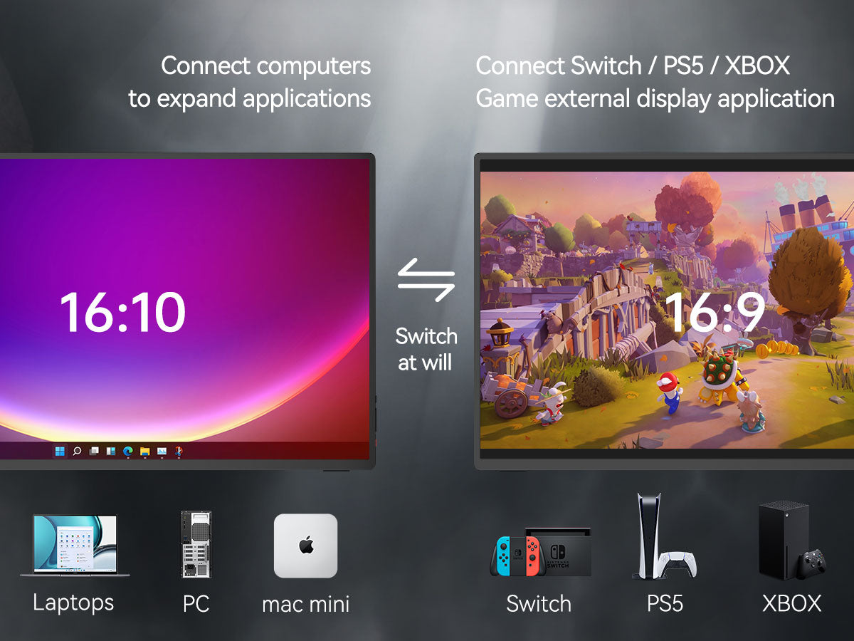 16" 3K Portable Monitor with Anti-Glare Panel [U16ZA] – Intehill