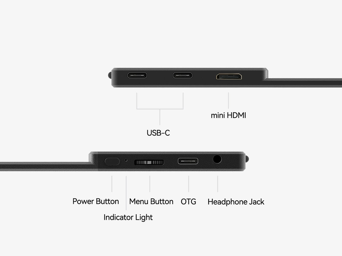 13.3" 1080P OLED Portable Monitor [F13NA] – Intehill