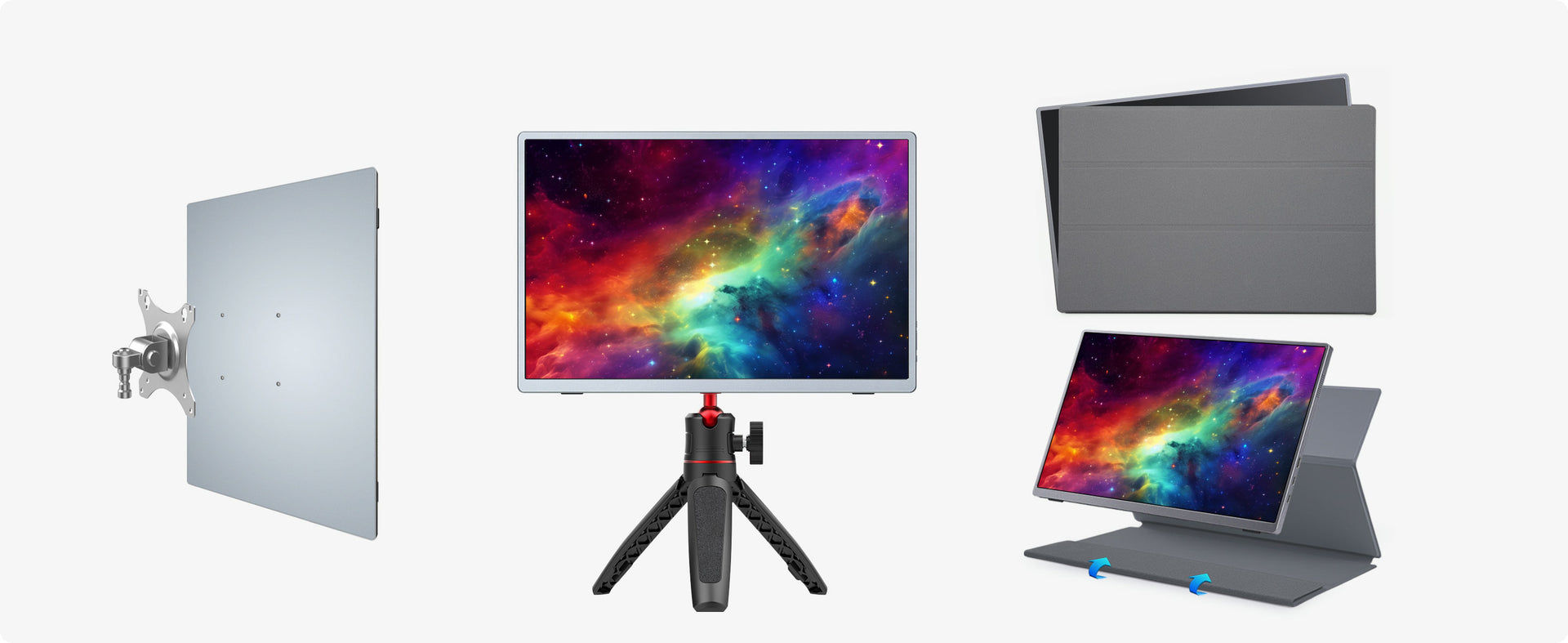 Intehill 4K Portable Monitor for Laptop and mini PC, 13.4 inch U13NA